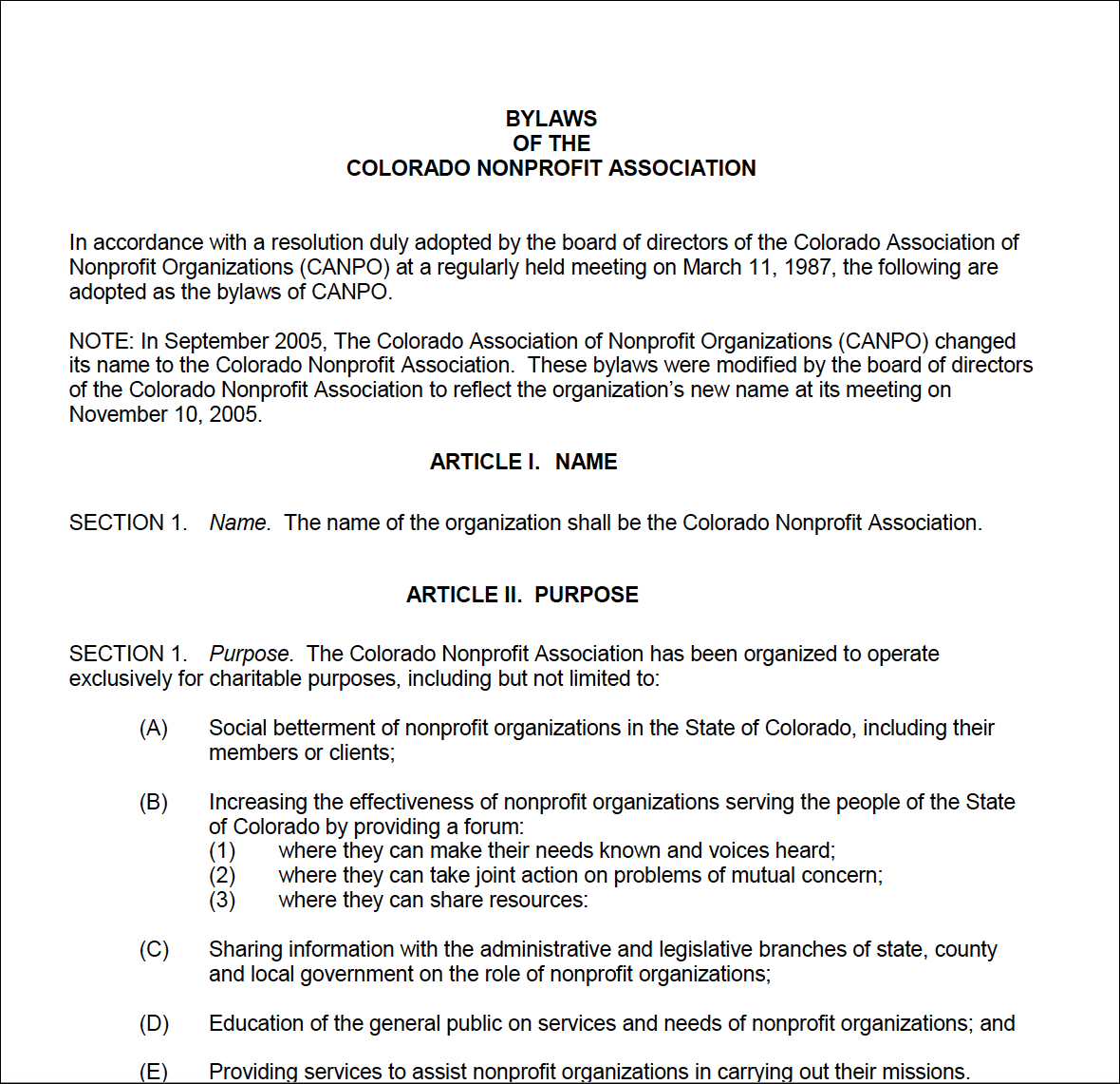 How To Write Successful Nonprofit Bylaws Instrumentl